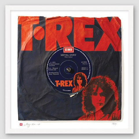“Metal Guru” - T. Rex (Limited Edition Print by Morgan Howell) – Vinyl Guru