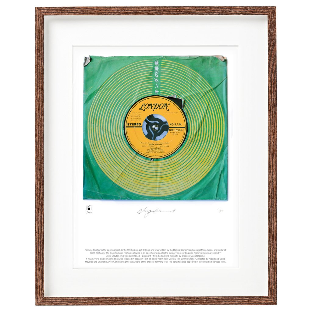 "Gimme Shelter'' by The Rolling Stones (Print by Morgan Howell) – Vinyl ...
