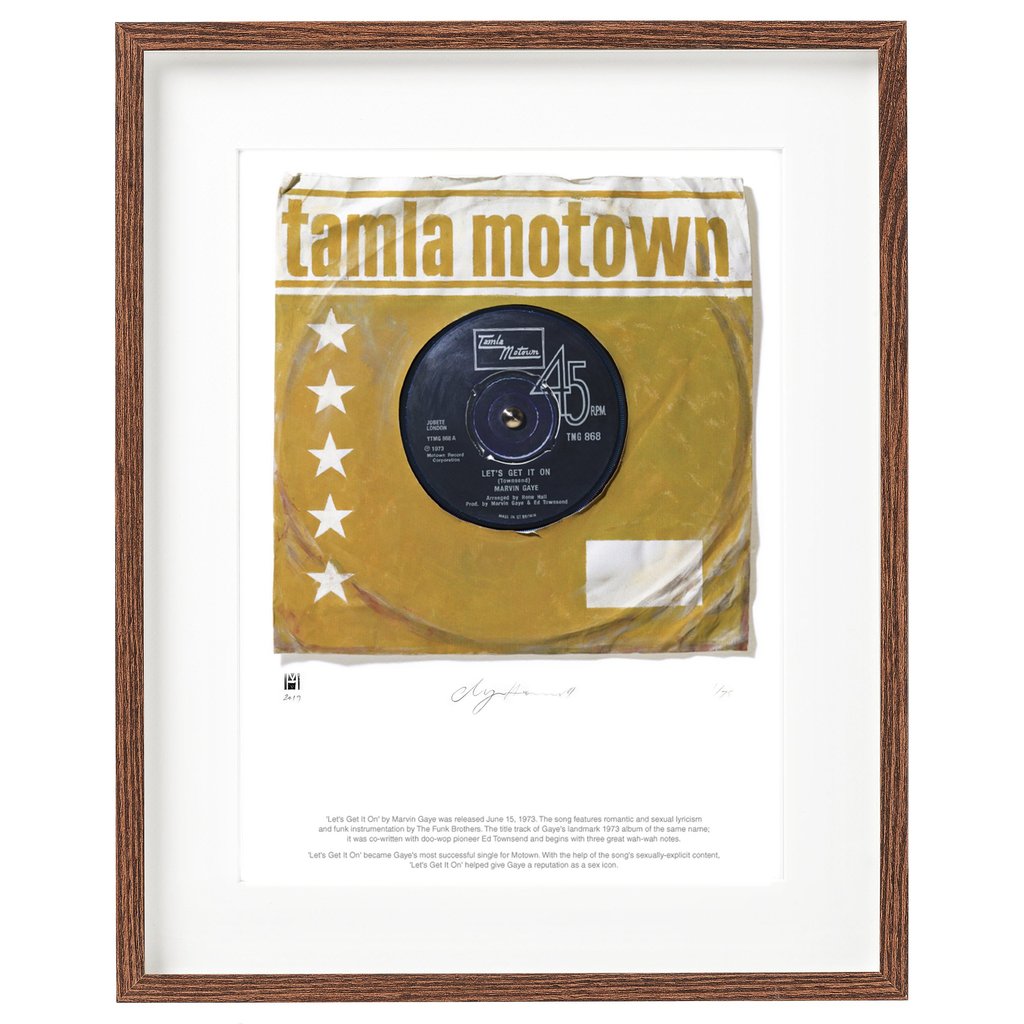 "Let's Get It On'' by Marvin Gaye (Print by Morgan Howell) – Vinyl Guru