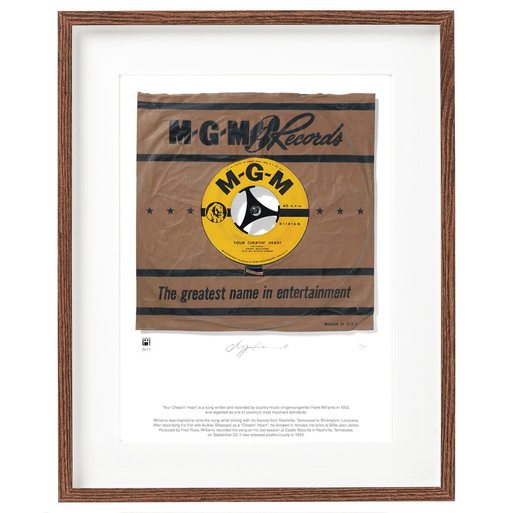 "Your Cheatin'' Heart'' by Hank Williams (Print by Morgan Howell ...